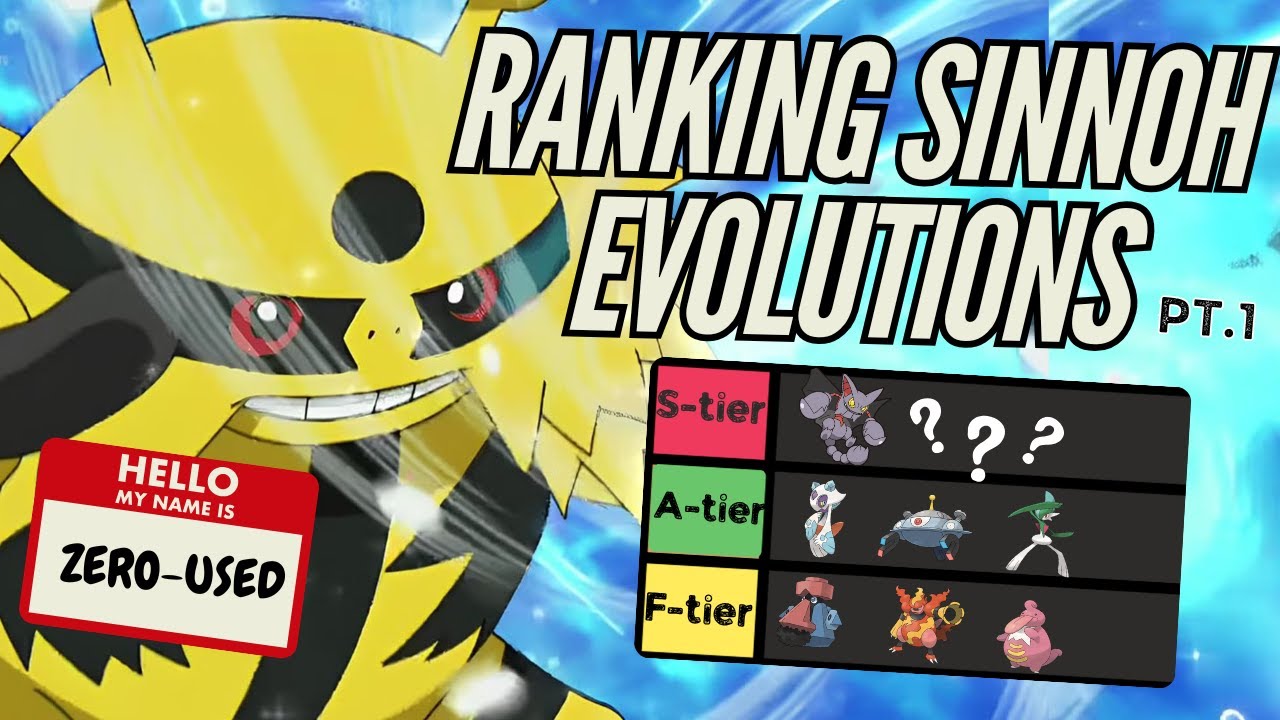 Ranking ALL Sinnoh Evolutions From WORST to BEST! (Part 1) - YouTube
