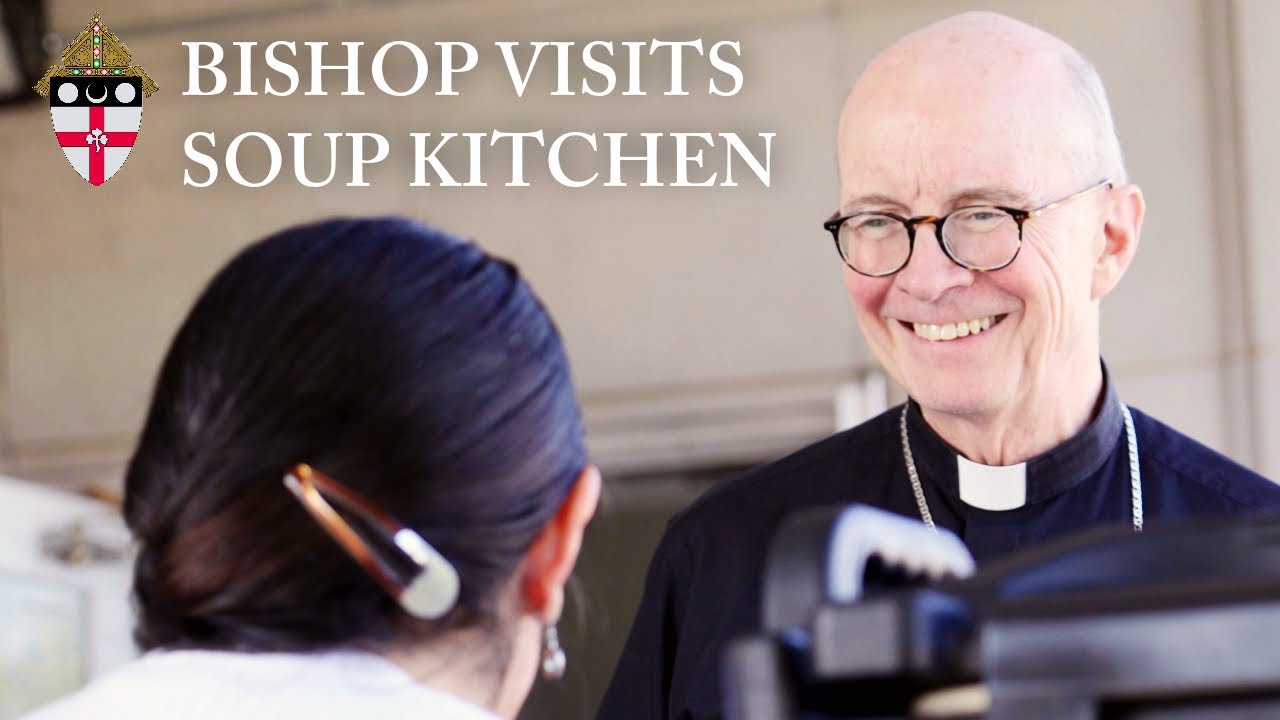 Bishop Senior Visits St. Francis Soup Kitchen - YouTube