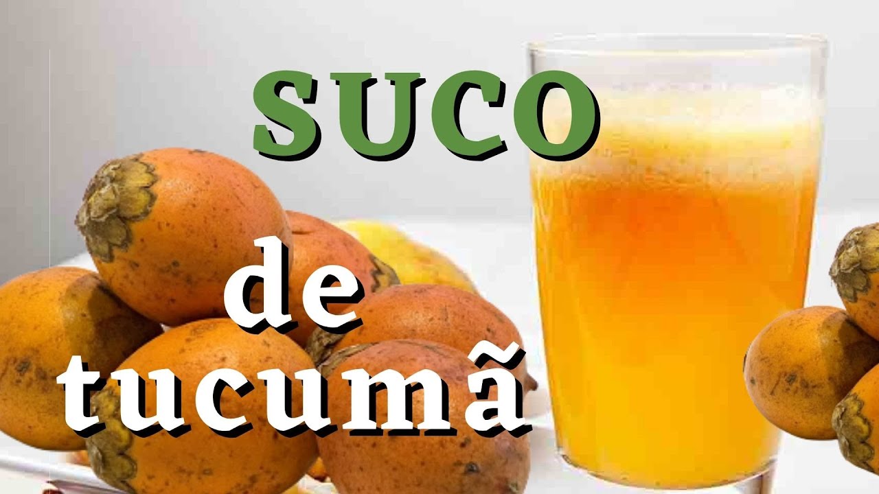 COMO FAZER UM CREMOSO SUCO DE TUCUMÃ 🍠 - YouTube