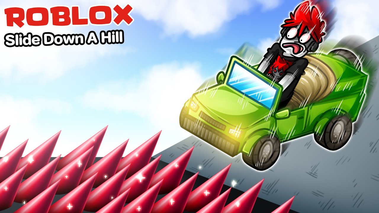 Roblox : Slide Down A Hill 💥 สไลด์ลงเหว ด้วยความเร็วระดับสูง !!! - YouTube