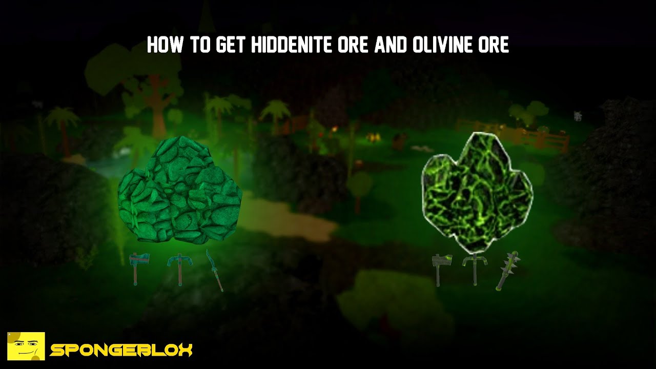How to get Hiddenite Ore and Olivine Ore in The Lost land! | Roblox ...