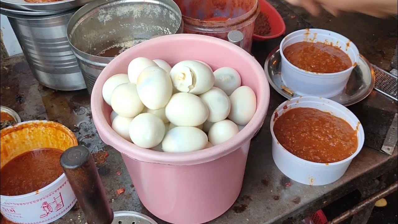 Tasty Rajkot || Egg Cutlass Recipe || AWESOME GRAVY IN SIDE EGG BOIL ...