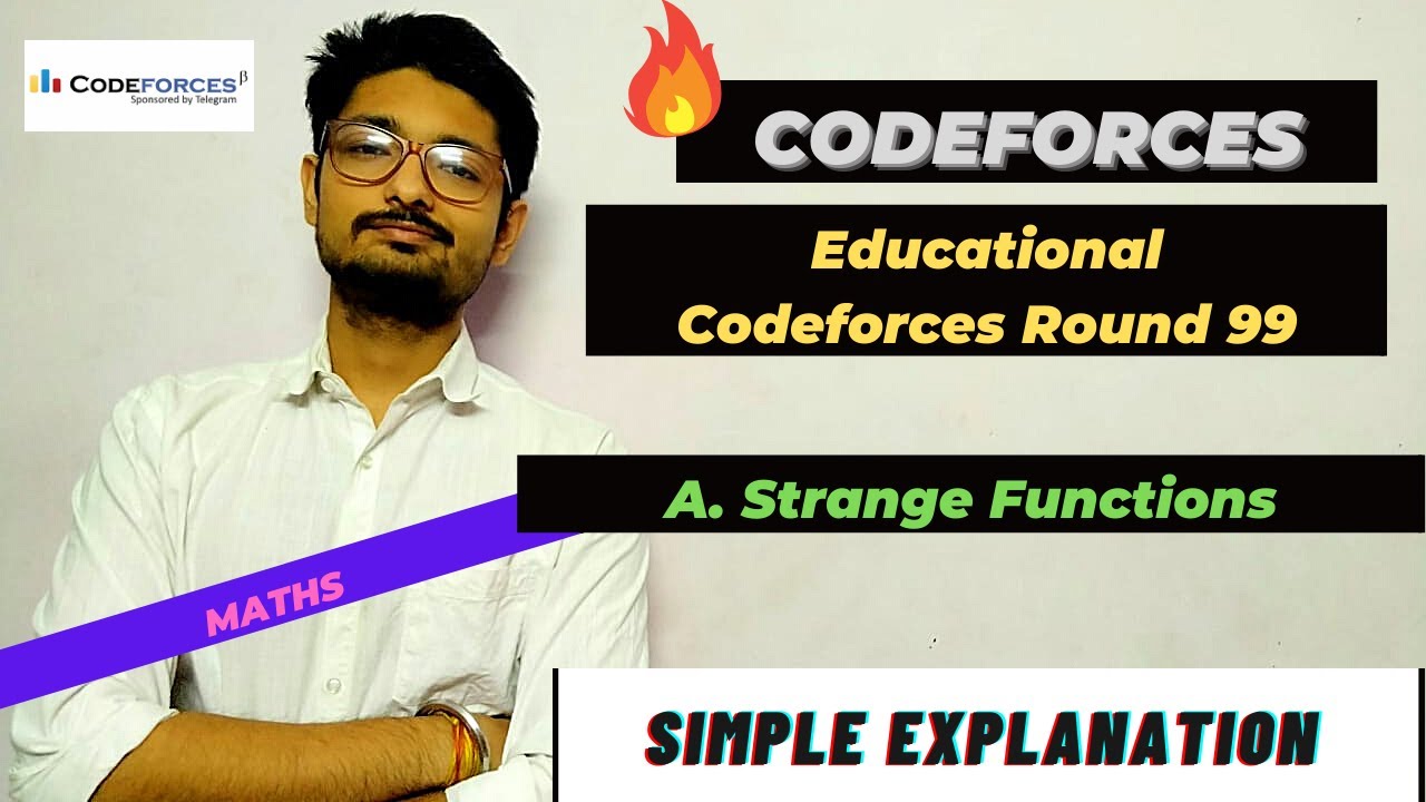 A Strange Functions Educational Codeforces Round 99 Codeforces Youtube 1616