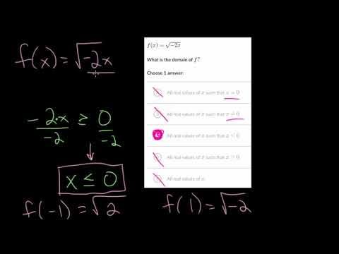 Determine the Domain of Functions: Practice - YouTube