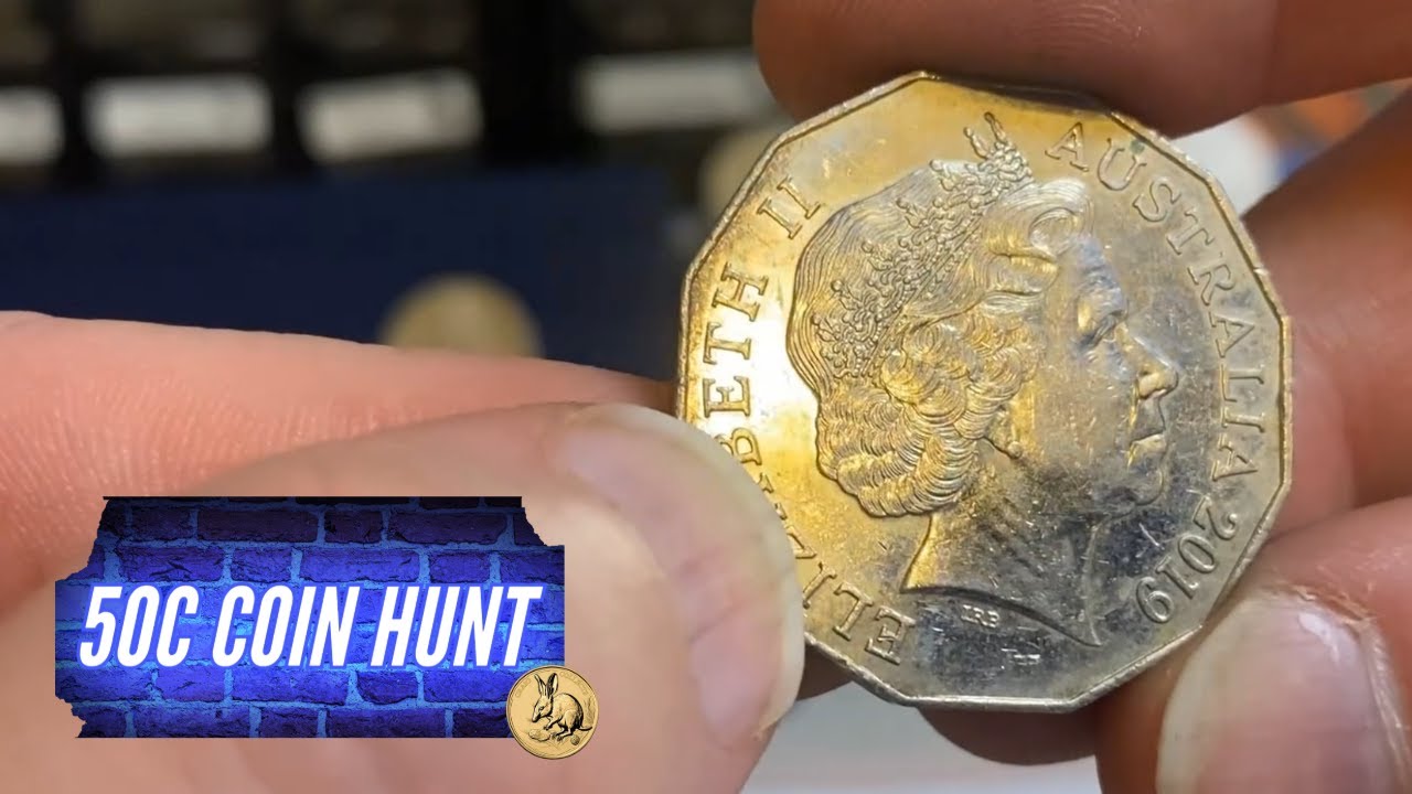 Finding low mintage Australian 50c definitives - YouTube
