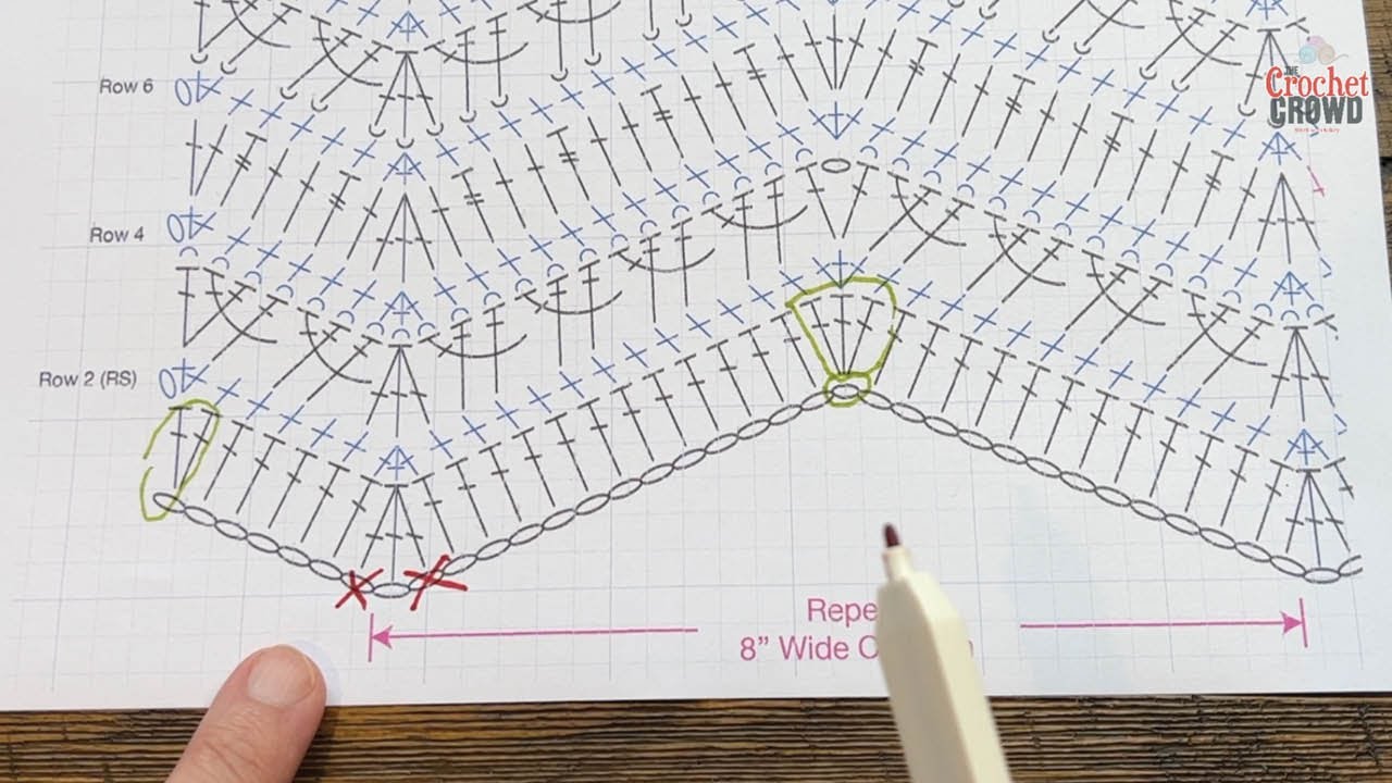 Crochet Pattern Drawing