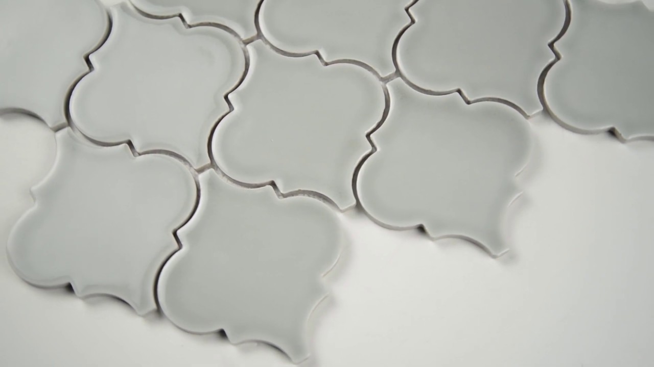 Morning Fog Arabesque Glossy Ceramic Tile - 101418620 - YouTube