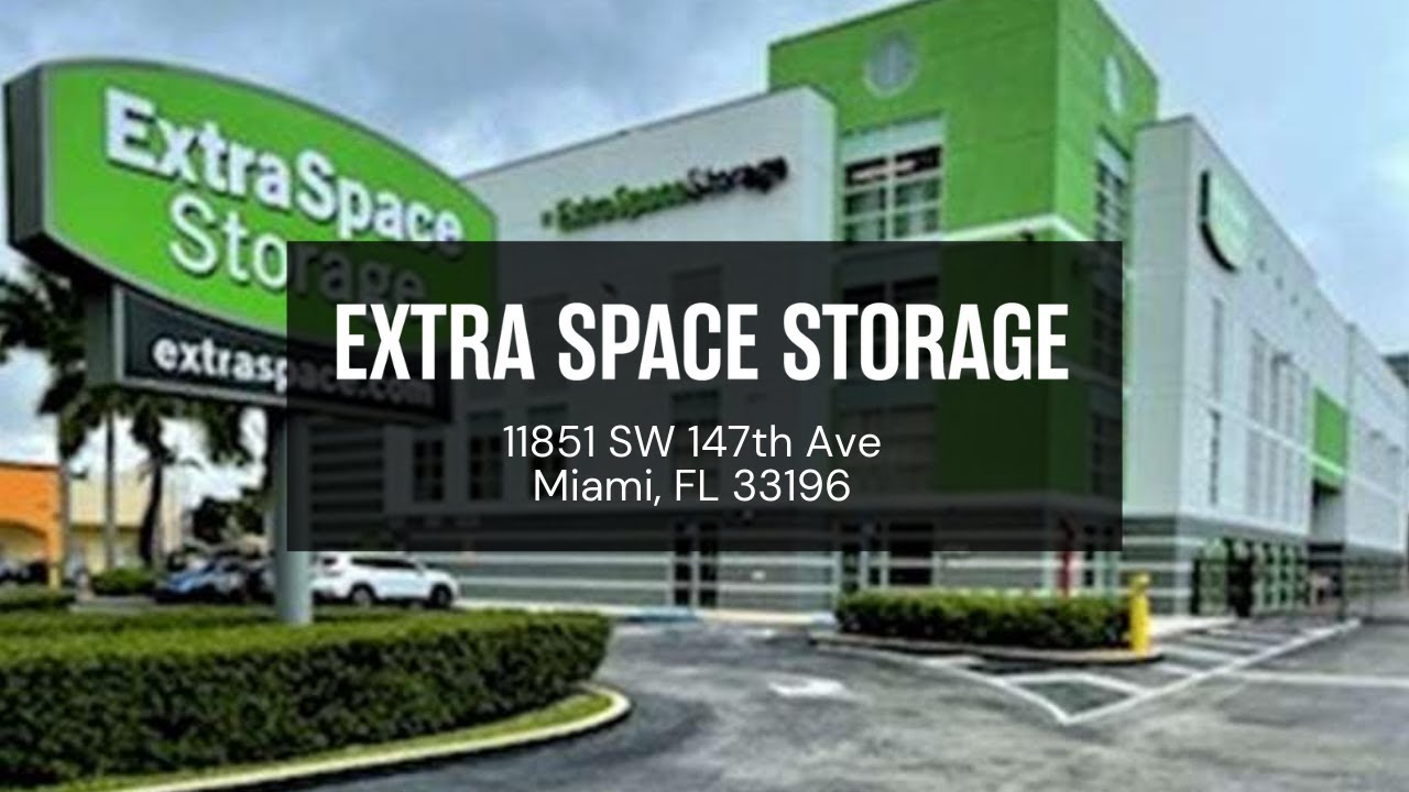 Storage Units in Miami, FL on SW 147th Ave | Extra Space Storage - YouTube