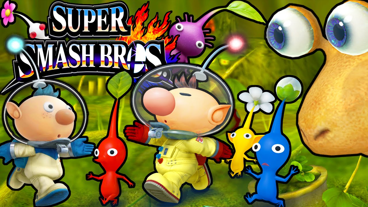 Super Smash Bros 4 3DS: Pikmin Olimar Alph! New Secret Character Unlock ...