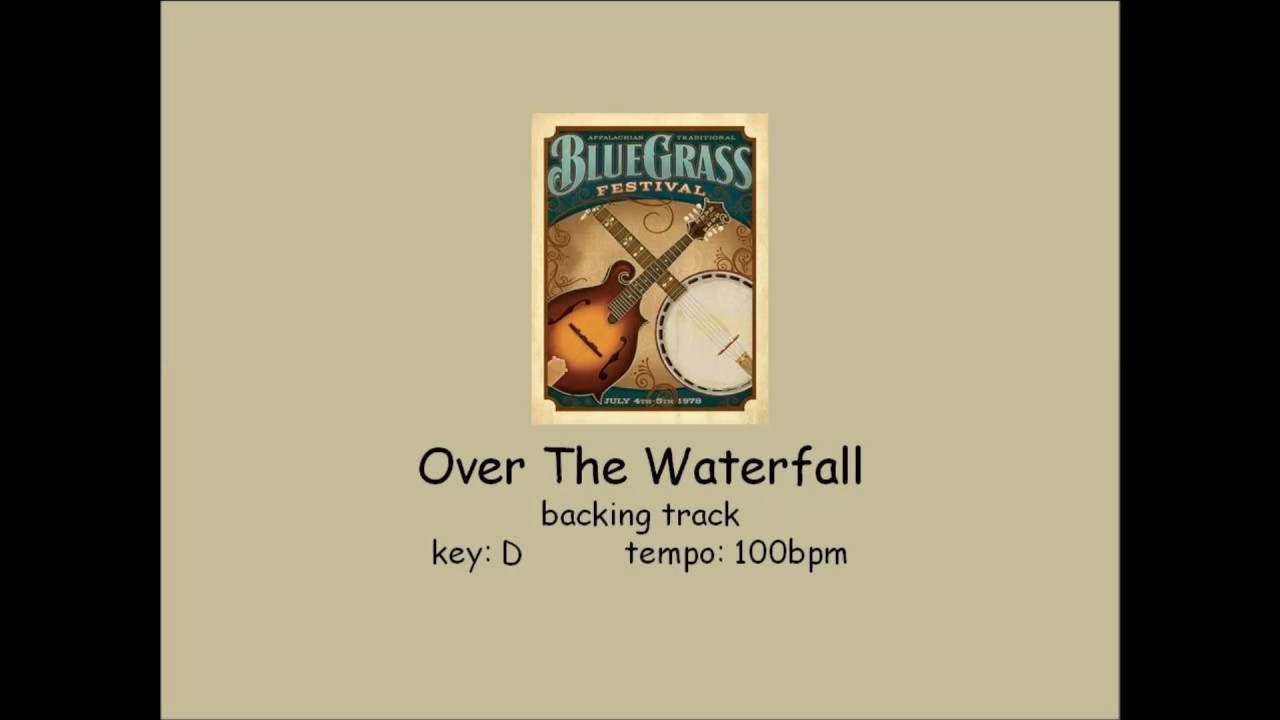 Over The Waterfall backing track - YouTube
