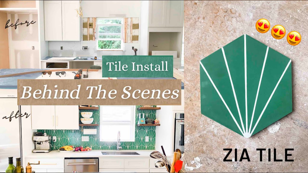 Behind The Scenes Zia Tile Kitchen Makeover - YouTube