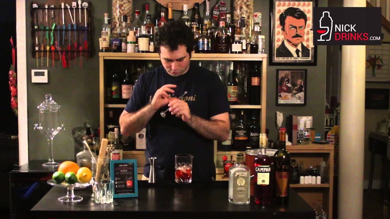 How to Make a Negroni - YouTube