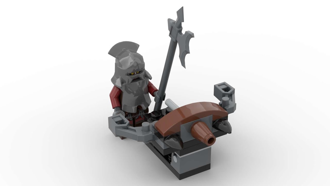 Lego 30211 Uruk-Hai with ballista Speed Build Studio Bricklink LDD by ...