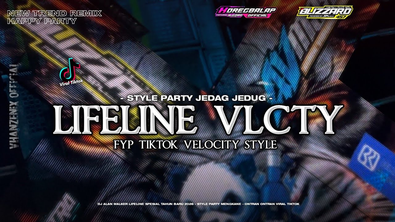 ALAN WALKER LIFELINE REMIX PARTY 2026 FYP TIKTOK | VHANZENIX OFFICIAL ...