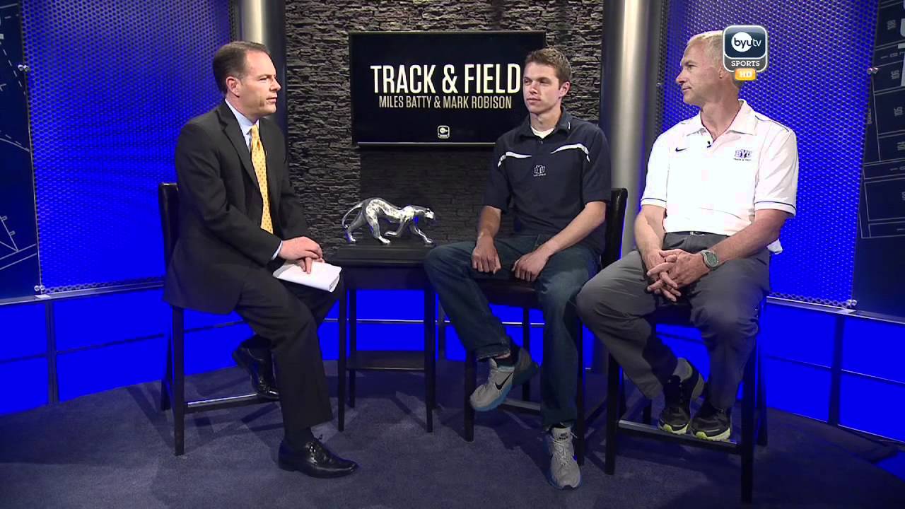 BYU Track & Field on True Blue (Miles Batty & Mark Robison) - YouTube