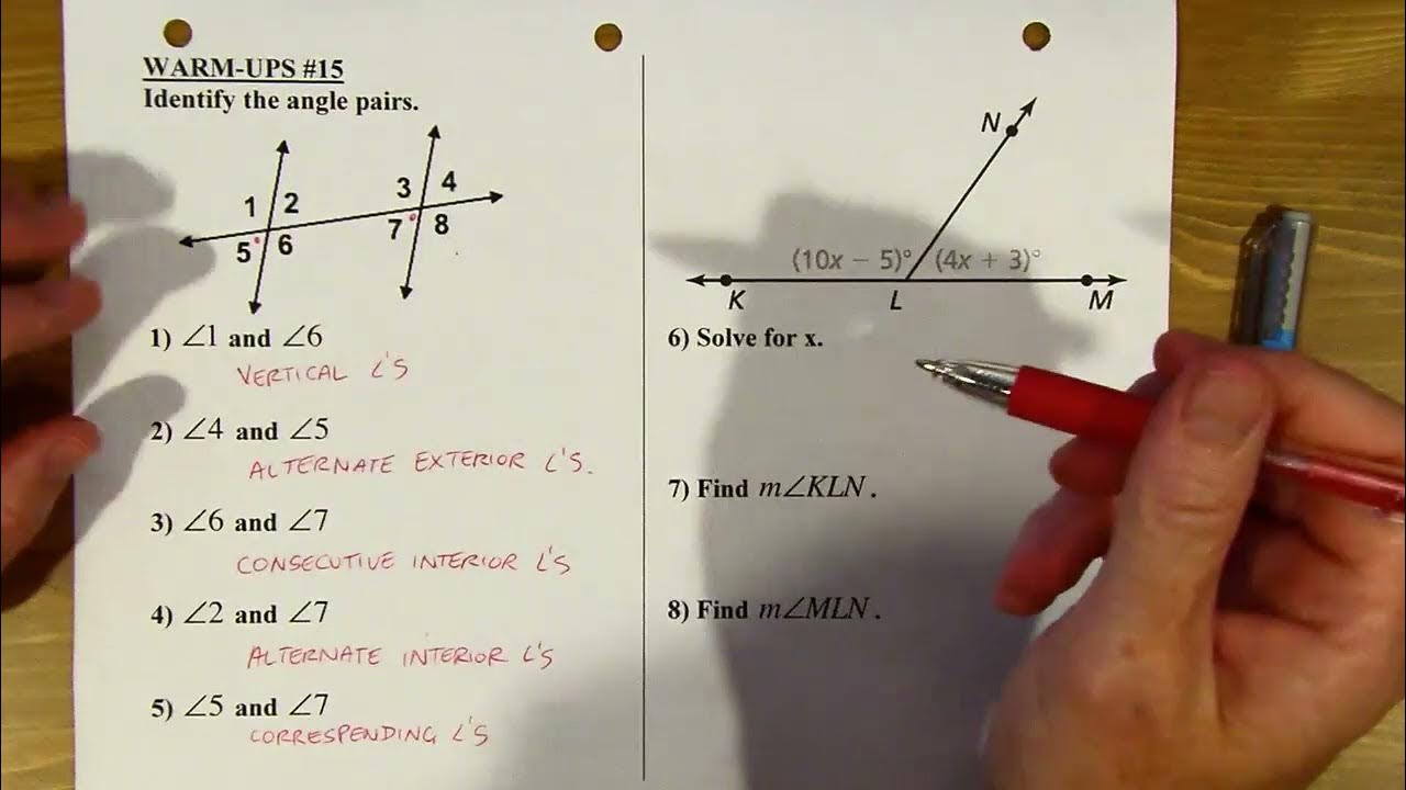 Geometry Warm Up #3.2 - YouTube