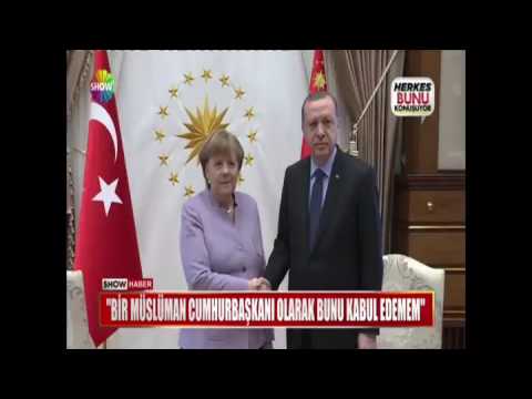 Erdoğan'dan Merkel'in sözüne tepki