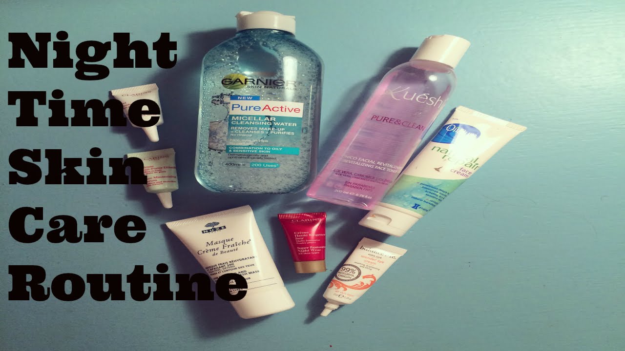 Night Time Make Up Removal/Skin Care Routine - YouTube