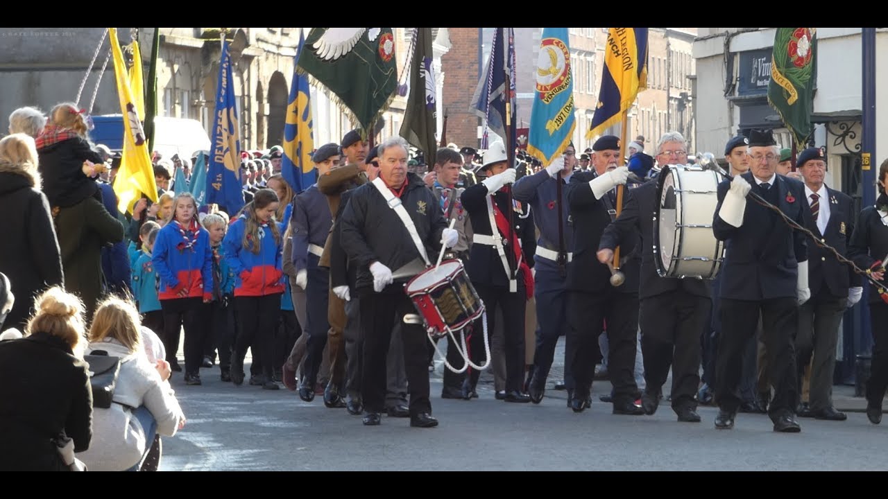 Remembrance Day Parade, Devizes, 2019 - YouTube