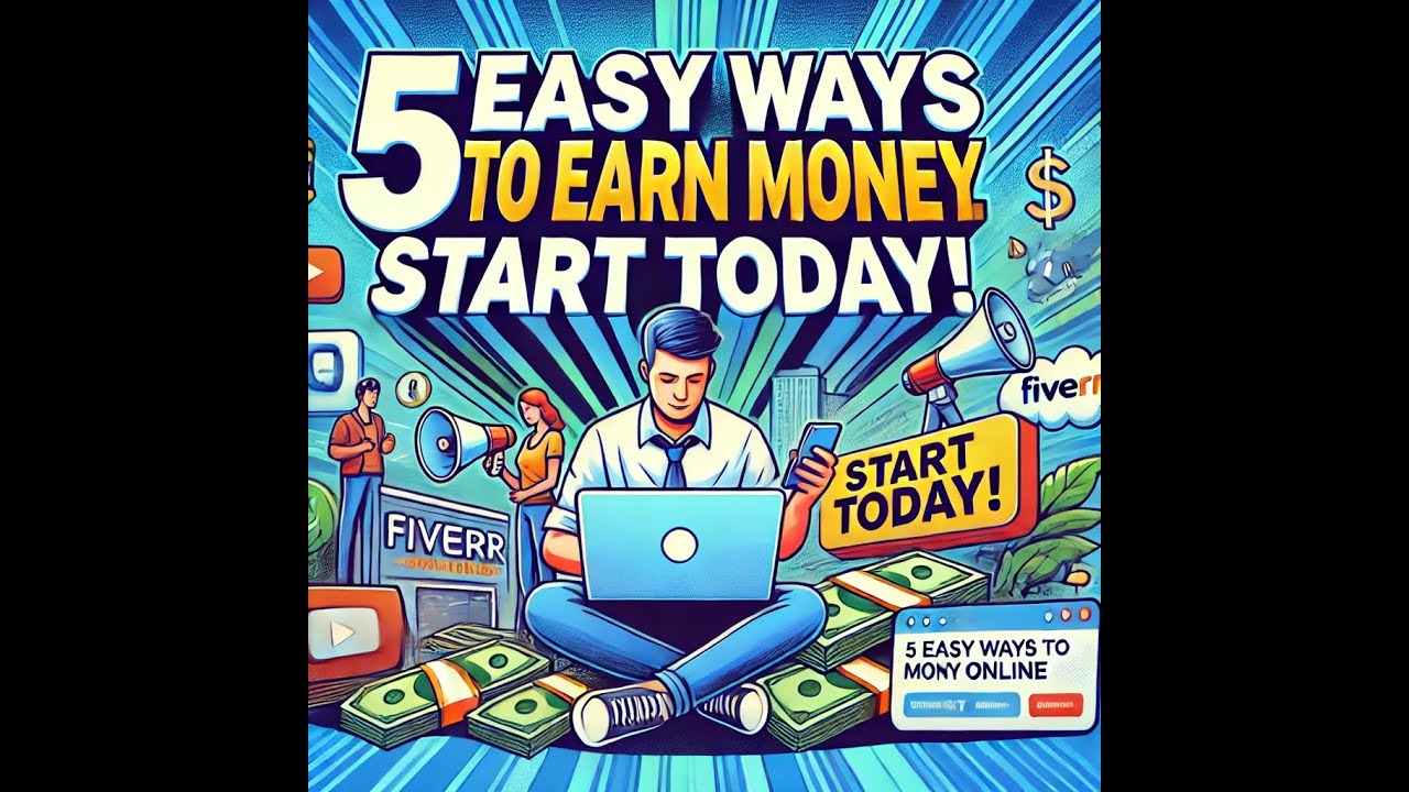 "5 Easy Ways to Earn Money Online (Start Today!)" - YouTube