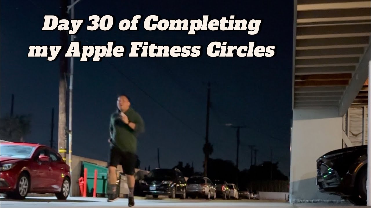 Day 30 of Completing my Apple Fitness Circles - YouTube