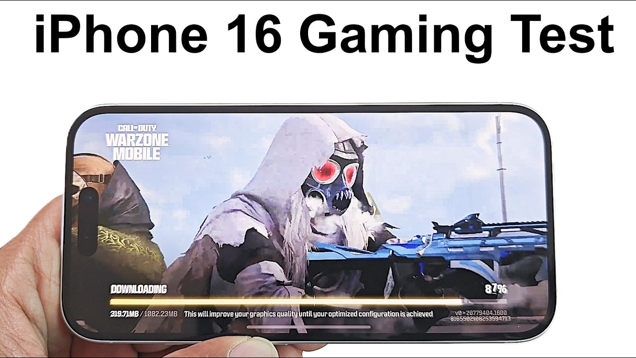 Apple iPhone 16 - GAMING TEST (PUBG Mobile, Call of Duty Warzone ...