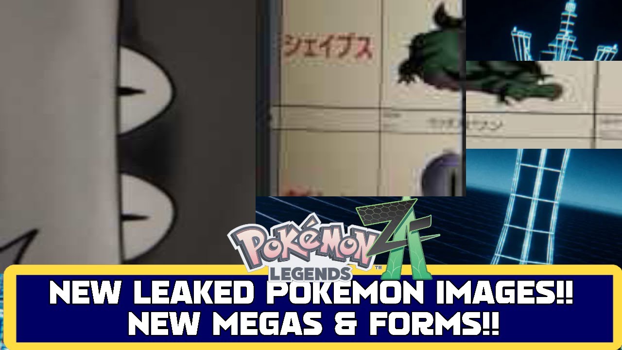 NEW LEAKED POKEMON IMAGES!! 17 NEW MEGAS & 11 NEW FORMS!! LEAKED FOR ...