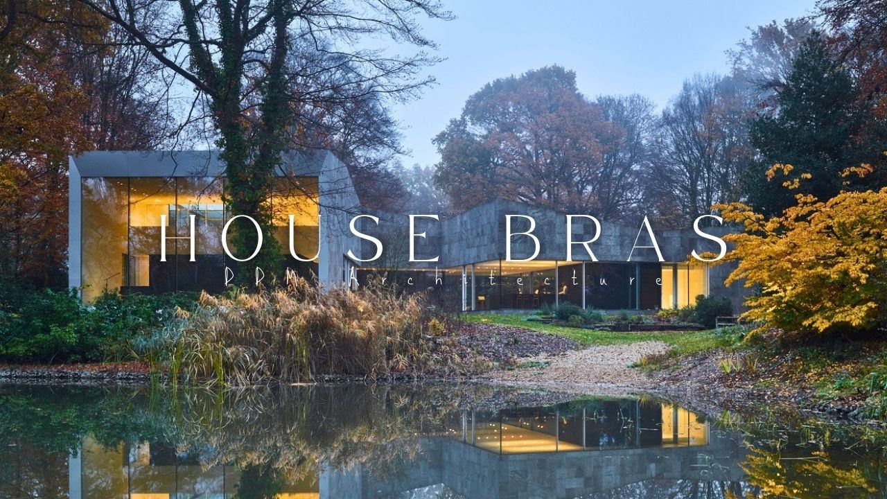 A house that blends with the surrounding natural landscape and outside ...