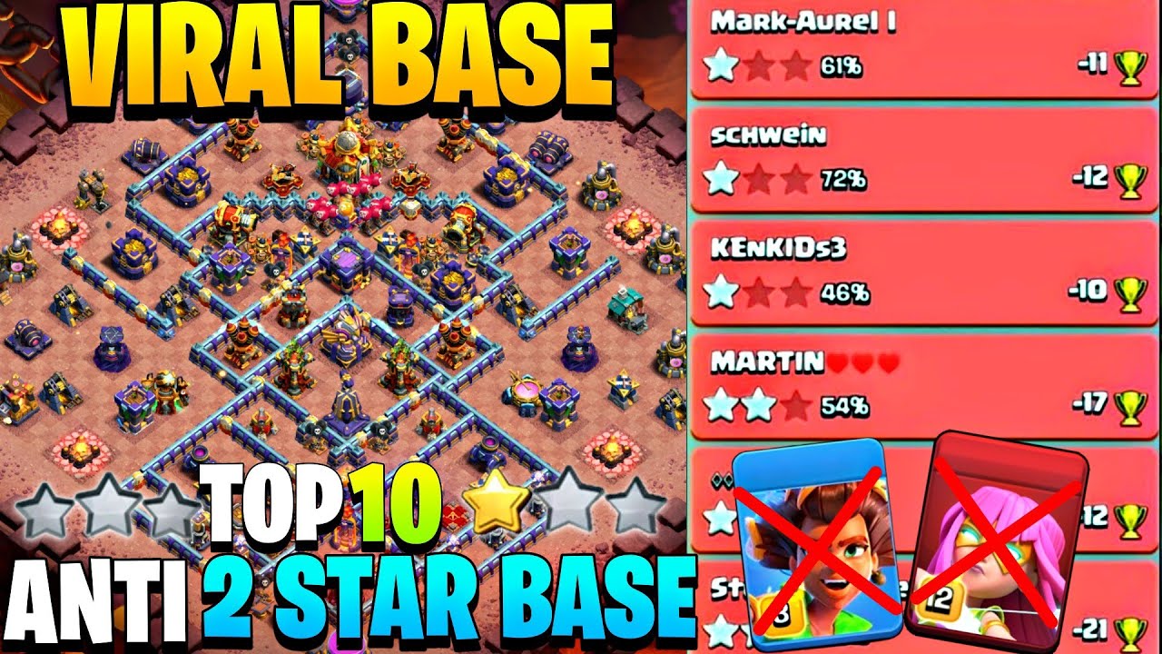 AFTER UPDATE ! TOWN HALL 16 WAR BASE WITH LINK ! TH16 LEGEND BASE ! NEW ...