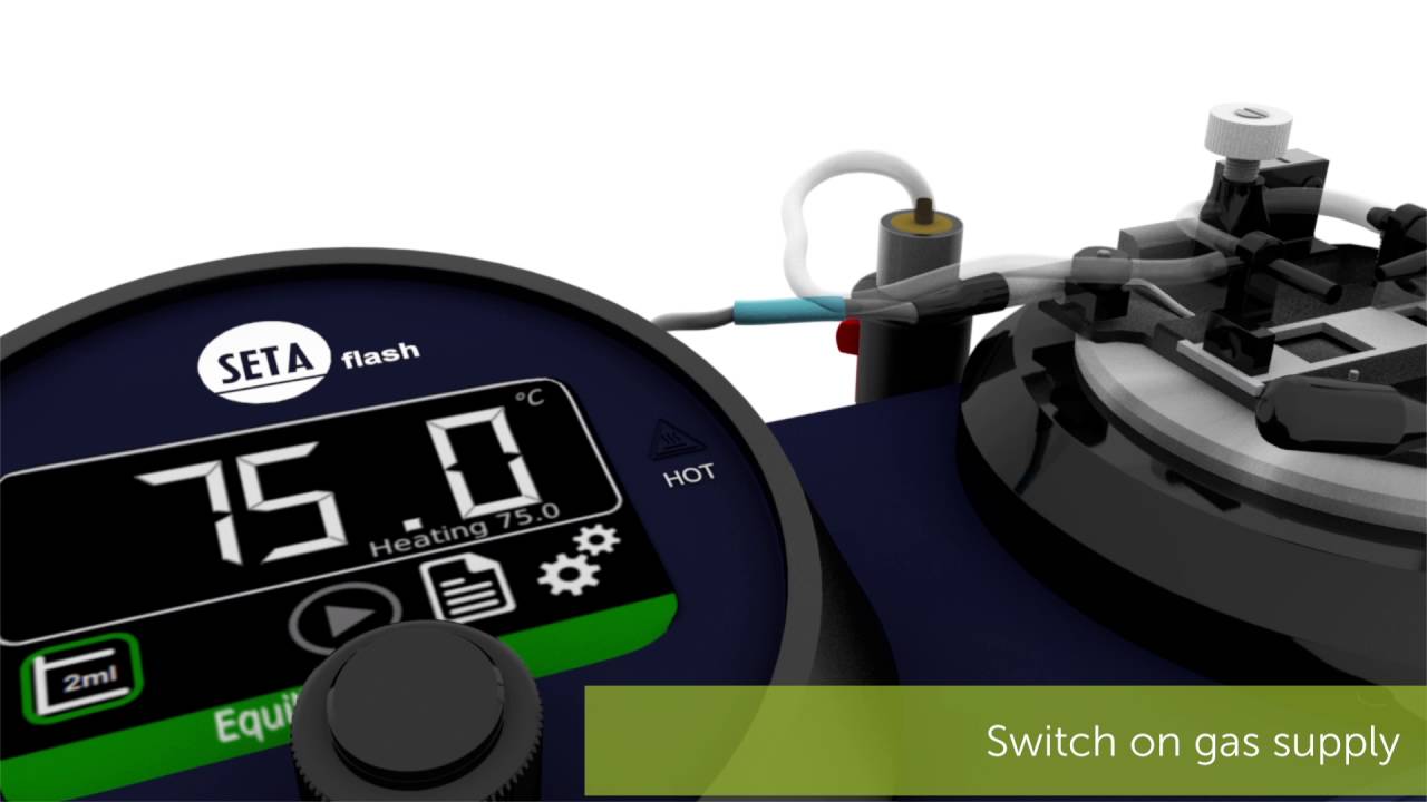 Setaflash Series 3 Flash Point Tester - YouTube