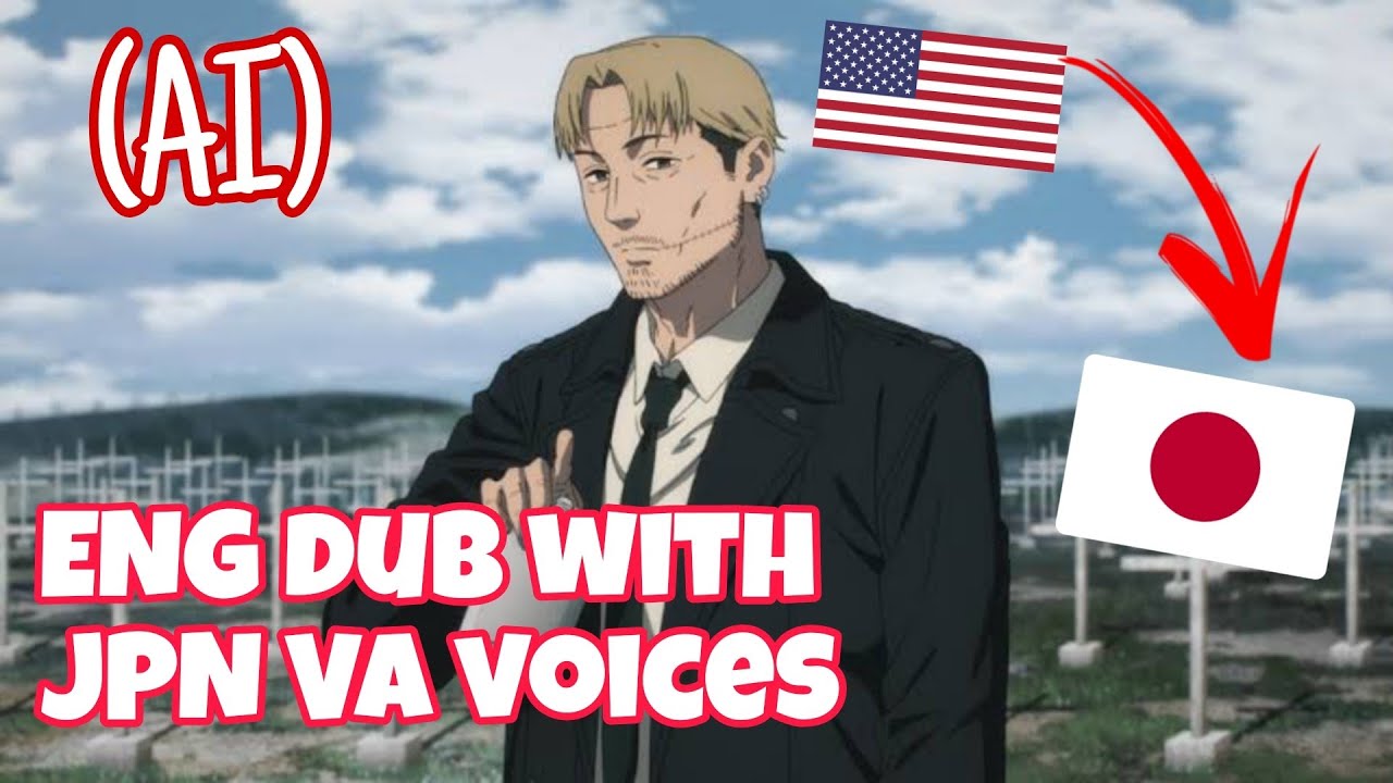 Chainsaw man eng dub translated japanese VA voices (AI) - YouTube