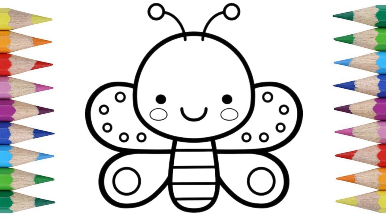 How to Draw Butterfly for Kids | Step by Step Butterfly for Kids ...