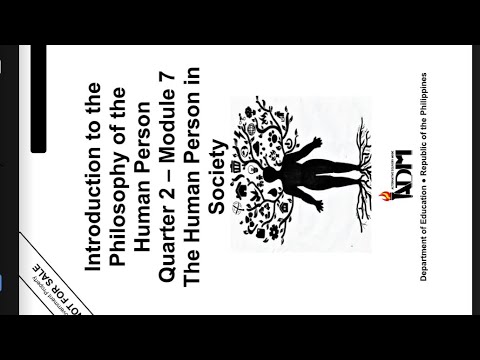 The Human Person In Society / Philosophy / Grade 11 / Answer Key / All ...