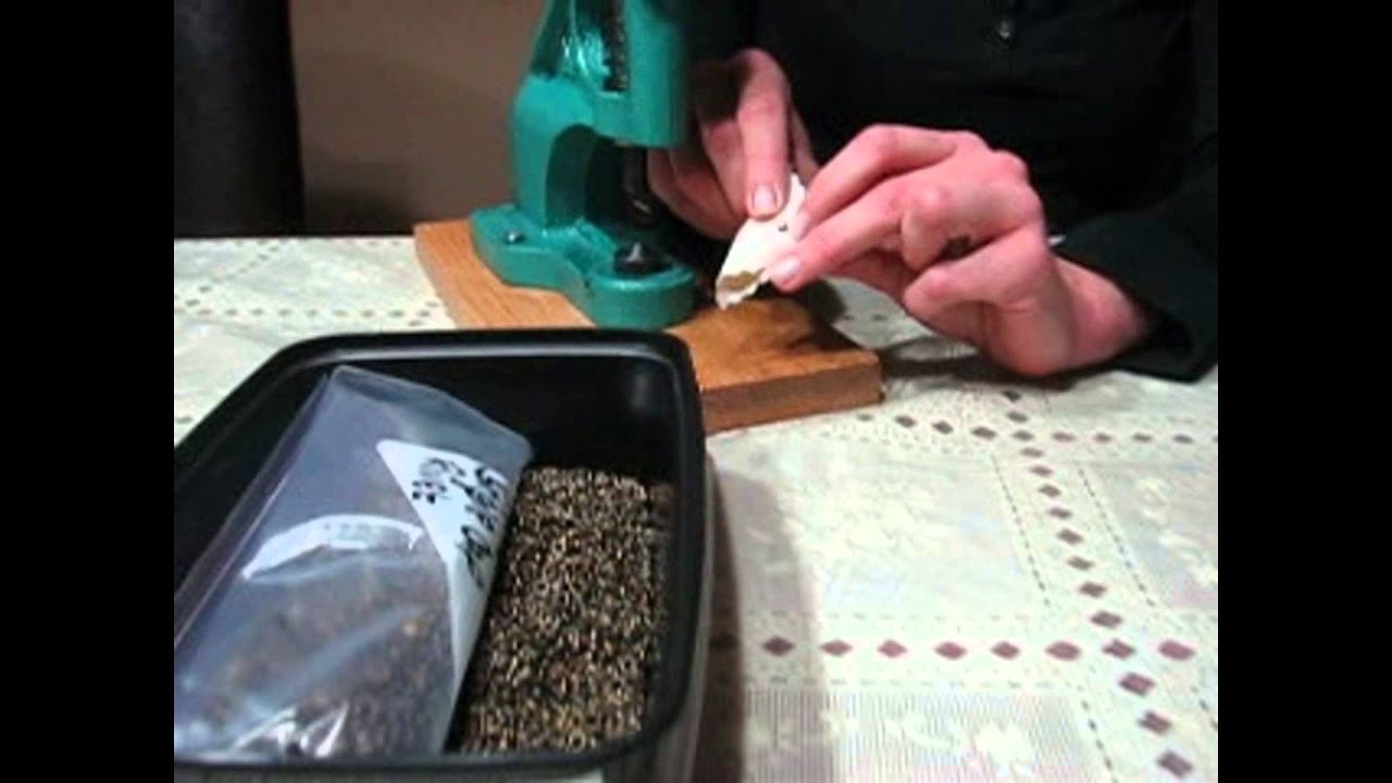 Fast Easy Way to Set Single Cap Rivets, Rapid Rivets Using Hand Press ...