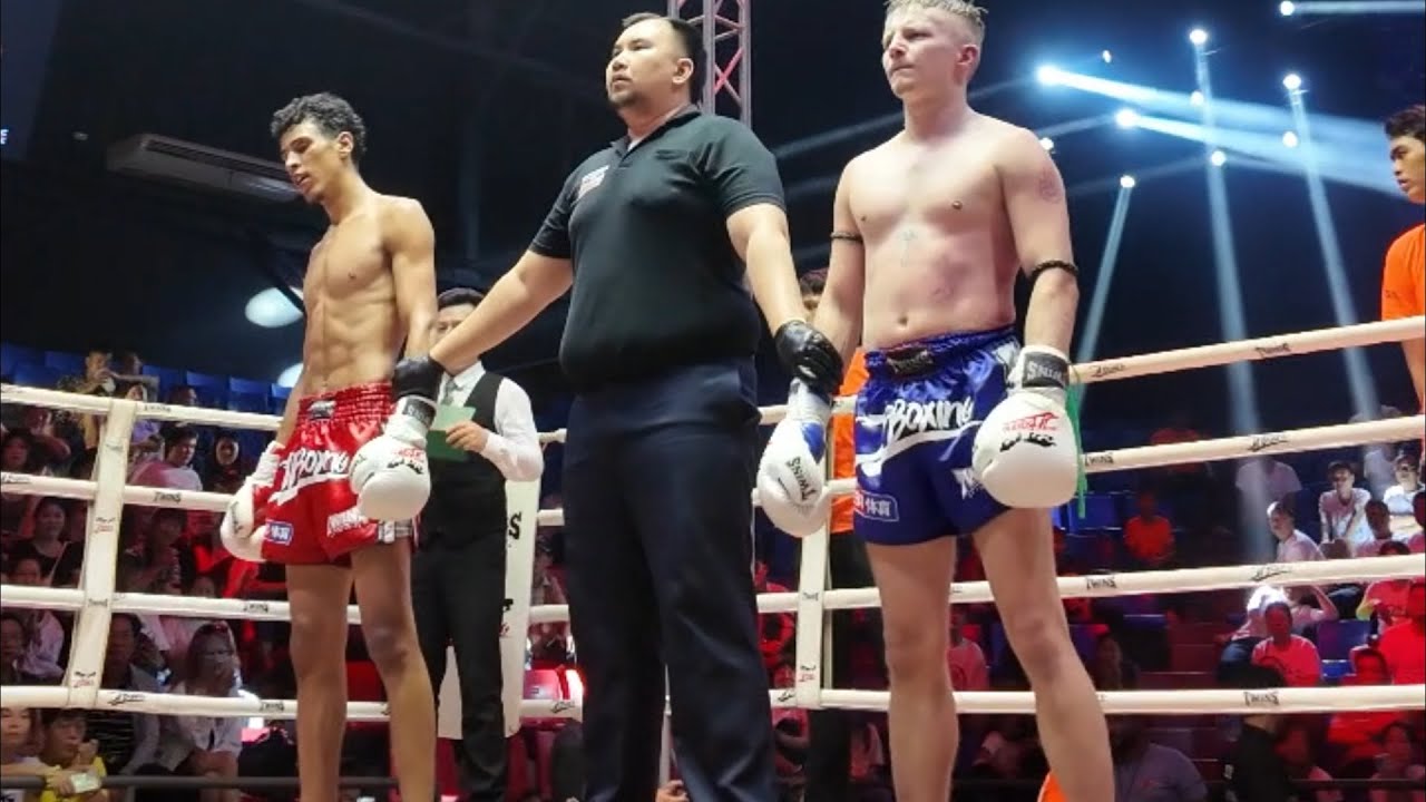 Dean vs Hasan at JF Boxing Stadium Pattaya - YouTube