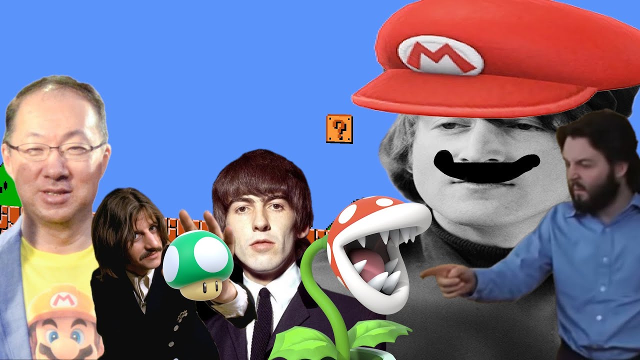 The Beatles - Mario Theme (Super Mario Bros 1 Overworld) - YouTube