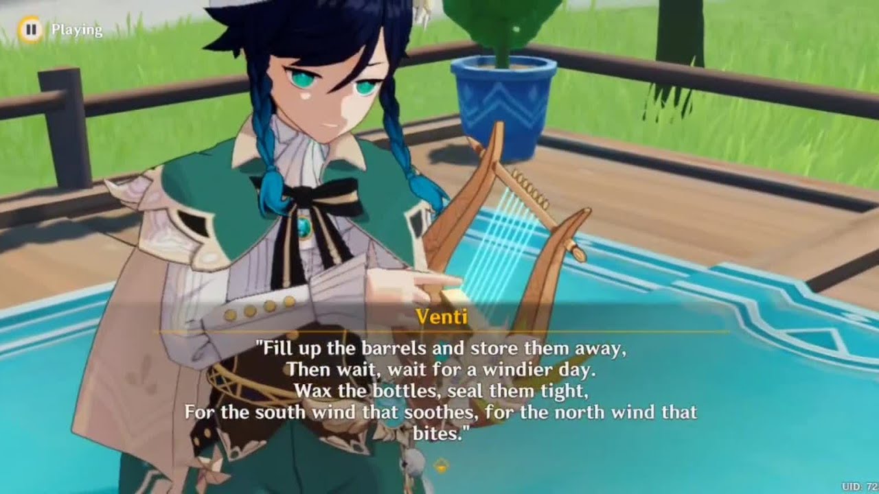 Venti's English VA Singing! | Genshin Impact - YouTube