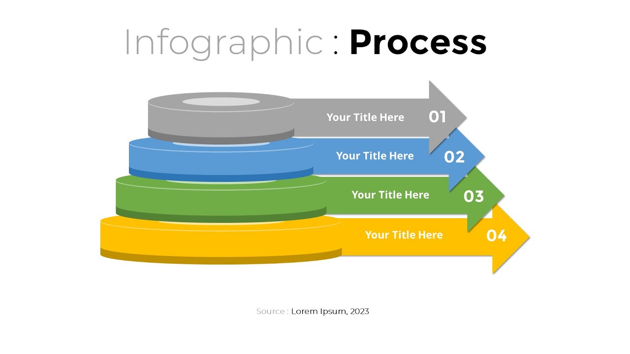 Infographics Show: Membuat Infografis Process dengan PowerPoint - YouTube