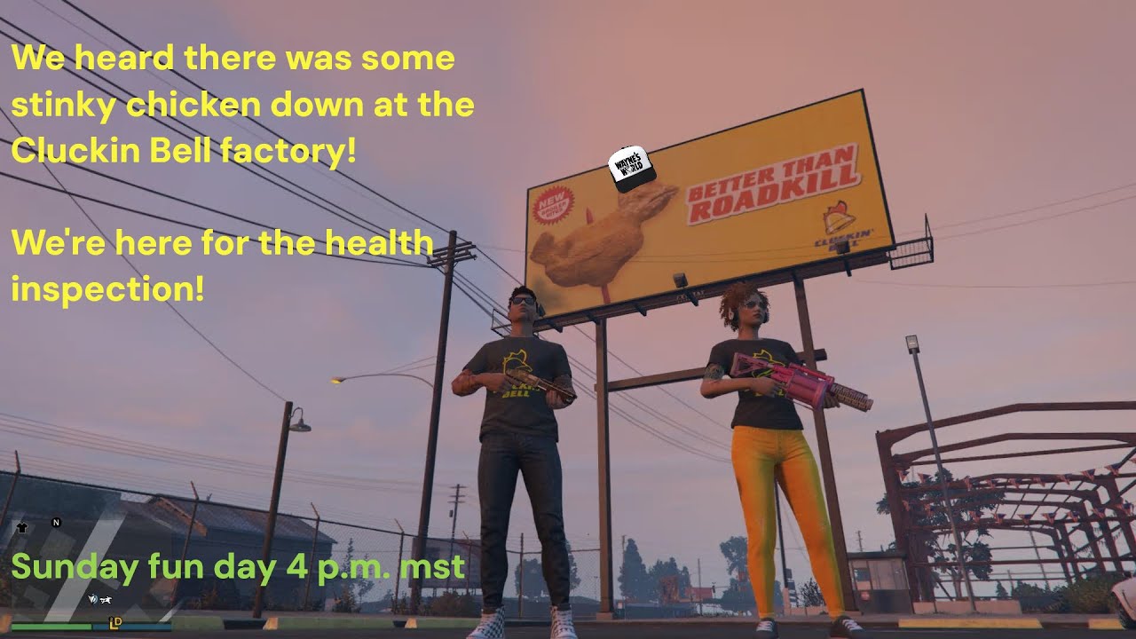 Streaming on a Dream! Cluckin Bell Robbery Crate Warehouse Sale GTA ...