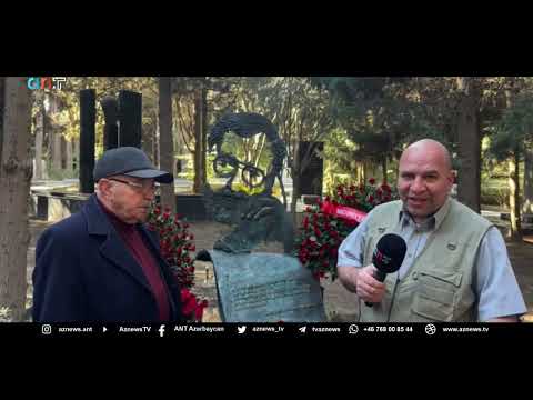 Elyaz Yekenli,Bakı,1ci Fəxri Xiyavanı,Ünlü Film Yazarı Yönetmen Rüstem İbrahimbeyin Ad Günü Anıldı