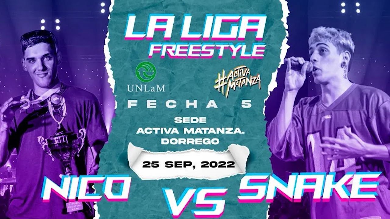 SNAKE VS NICO | Jornada 5°- Temporada 2022- La Liga de freestyle. - YouTube