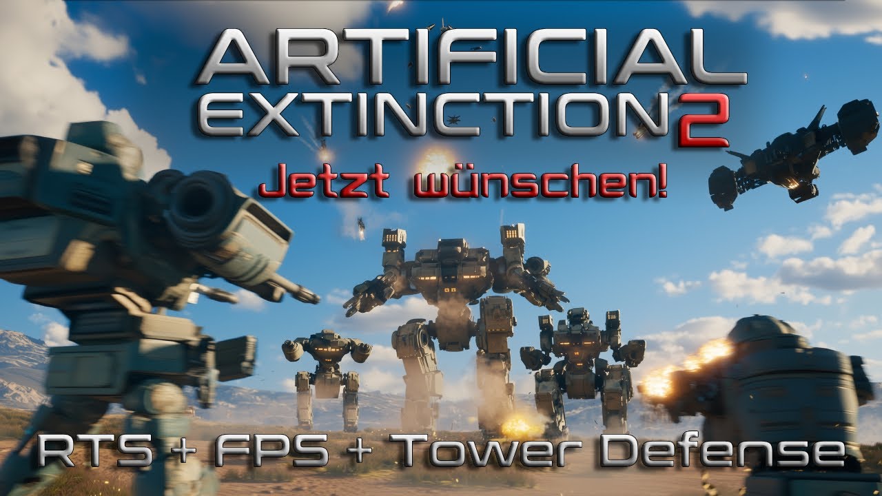 Artificial Extinction 2 – RTS-, FPS- & Tower-Defense-Hybrid | Jetzt auf ...