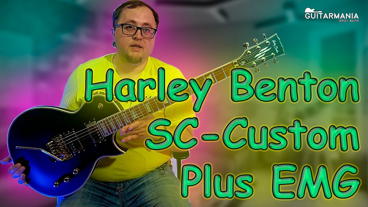 Harley Benton SC Custom Plus EMG Sound Test - YouTube