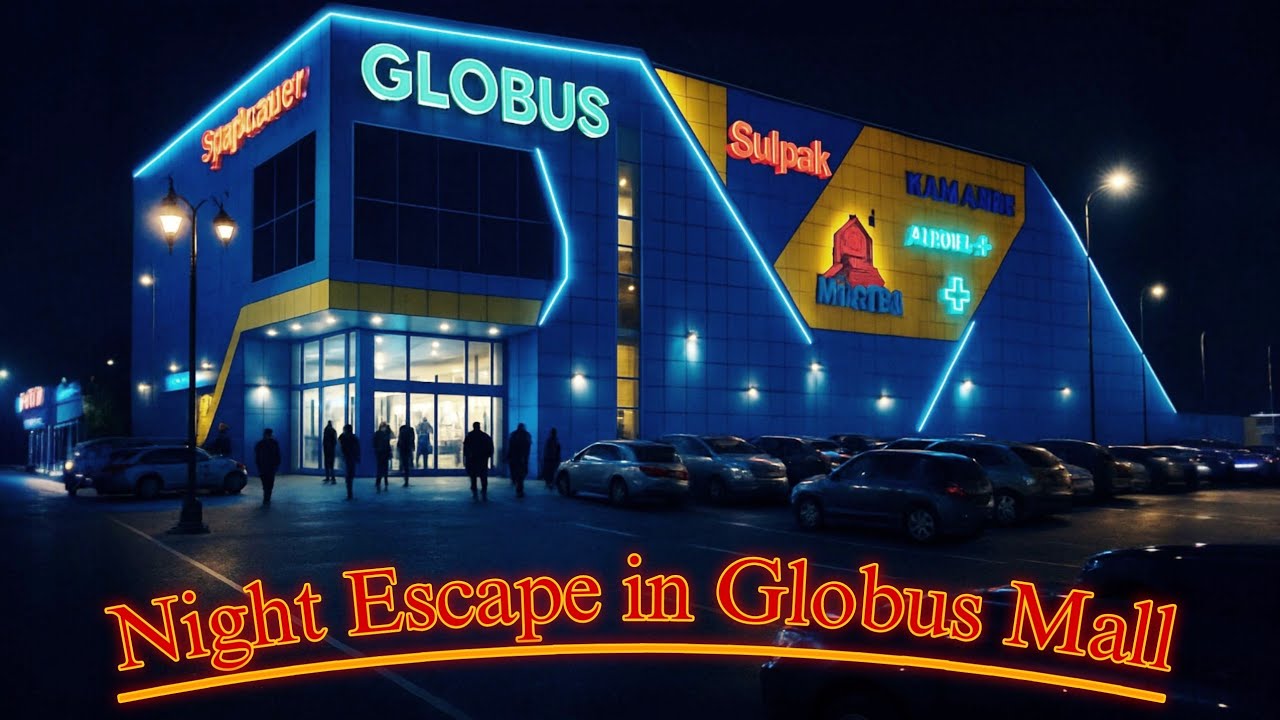 Doing Night Walkout First Time in Osh 🇰🇬 | Exploring Globus Mall Again ...