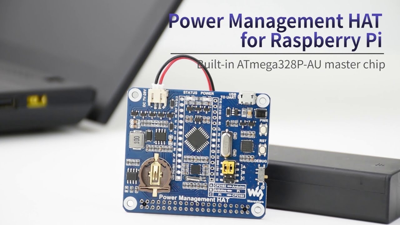 Business And Industrial Waveshare Power Management Hat For Raspberry Pi With Embedded Mcu And Rtc