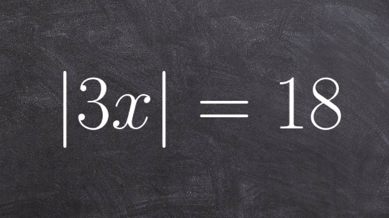 Solving An Absolute Value Equation With Two Solutions YouTube solving-an-absolute-value-equation-with-two-solutions-youtube