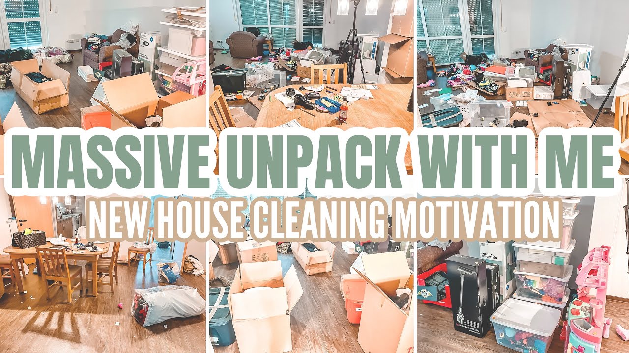 NEW HOUSE UNPACK AND CLEAN WITH ME | CLEAN WITH ME 2021 | TWO DAYS OF ...
