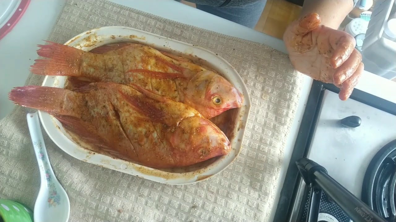 Mojarra asada - YouTube