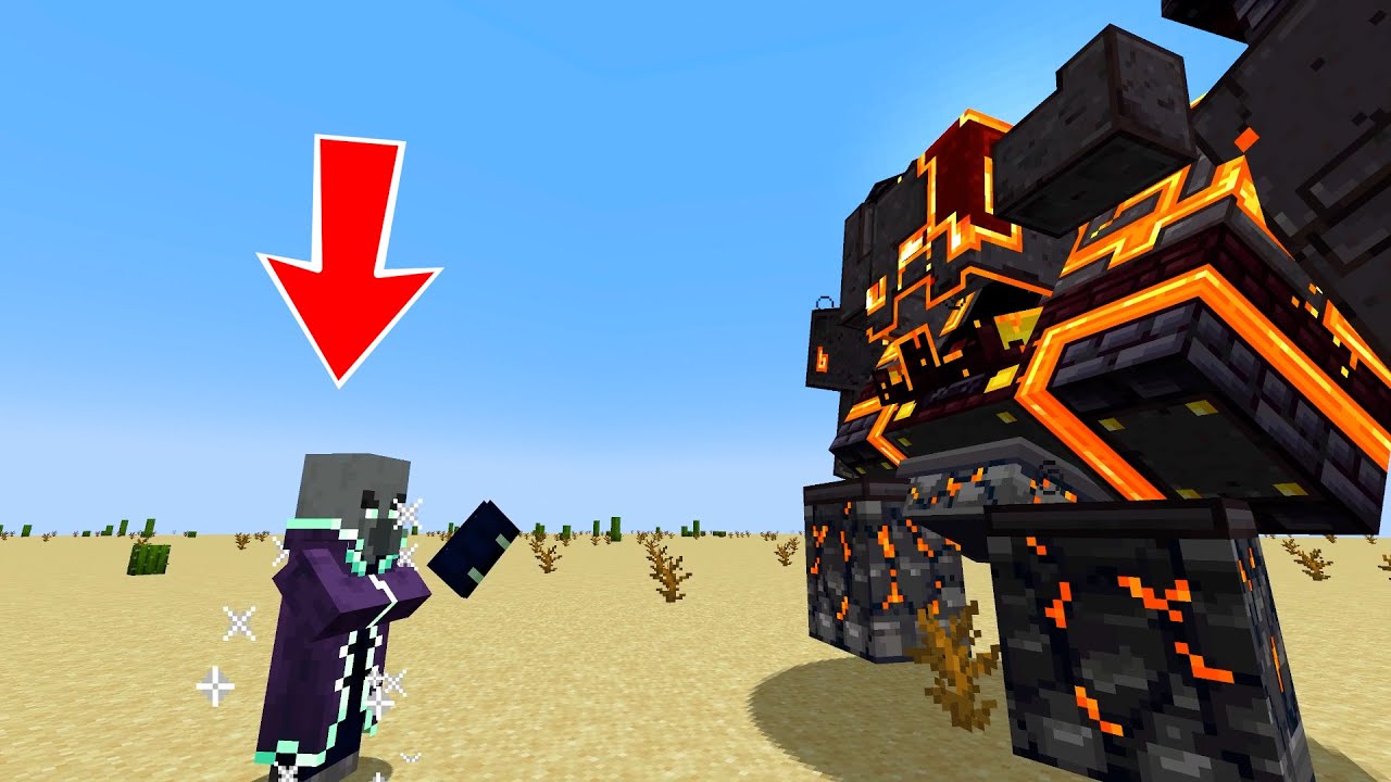 Giant Lava Golem VS Magic Team | Minecraft - YouTube