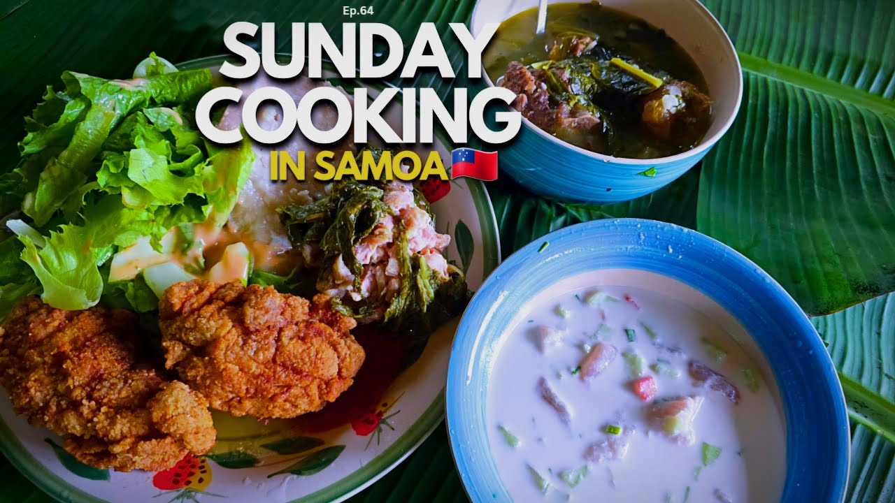 REAL GOOD FOOD THIS SUNDAY | Sunday Cooking in Samoa | Ep.64 - YouTube